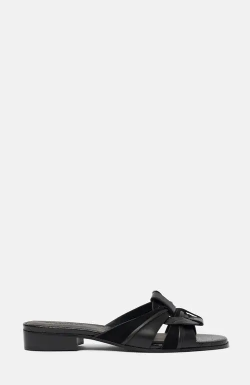 SCAROSSO Anna Sandals - Black - Calf
