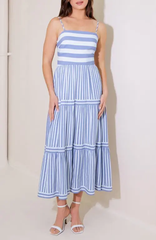 FREEMARKET Stripe Maxi Sundress