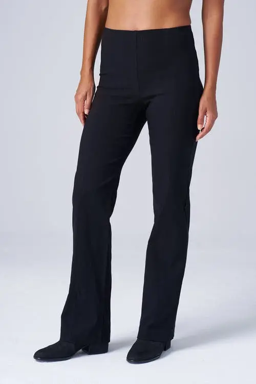 FRANNE GOLDE High Waisted Bootcut Magic Pant - Black