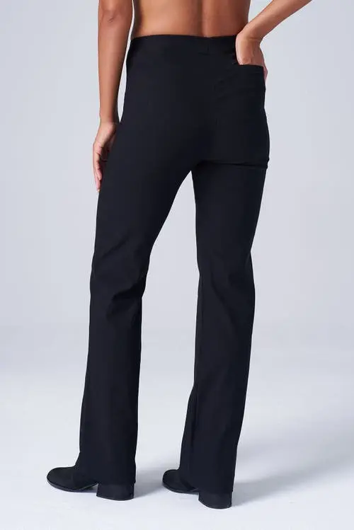 FRANNE GOLDE High Waisted Bootcut Magic Pant - Black