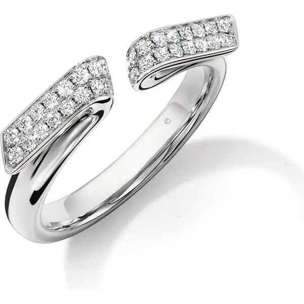 Hearts On Fire Inside Out Diamond Open Ring - White Gold