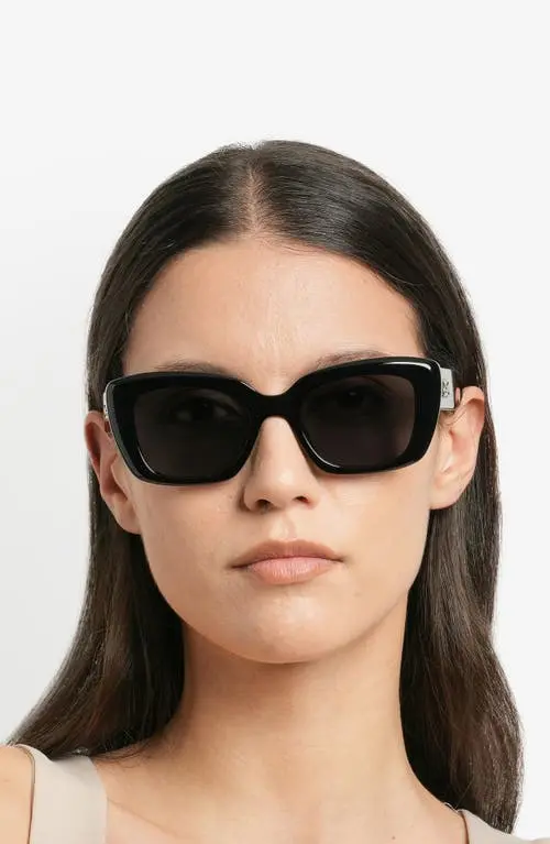Kate Spade New York Rectangular Polarized Sunglasses - Black