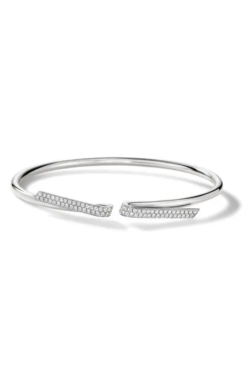 Hearts On Fire Inside Out Diamond Flexi Bangle - White Gold