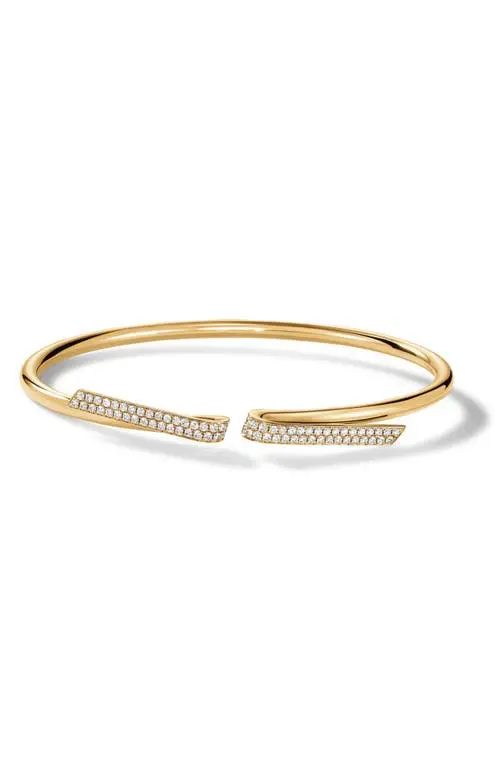 Hearts On Fire Inside Out Diamond Flexi Bangle - Yellow Gold