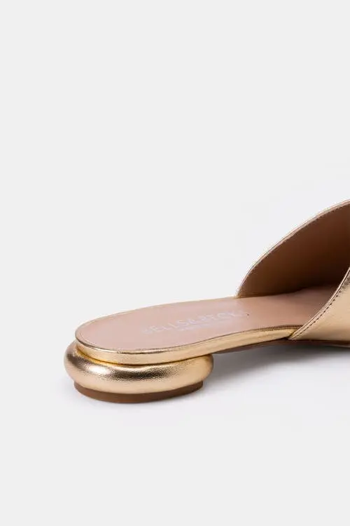 BELLS & BECKS Ana Pointy Toe Mule With Bow