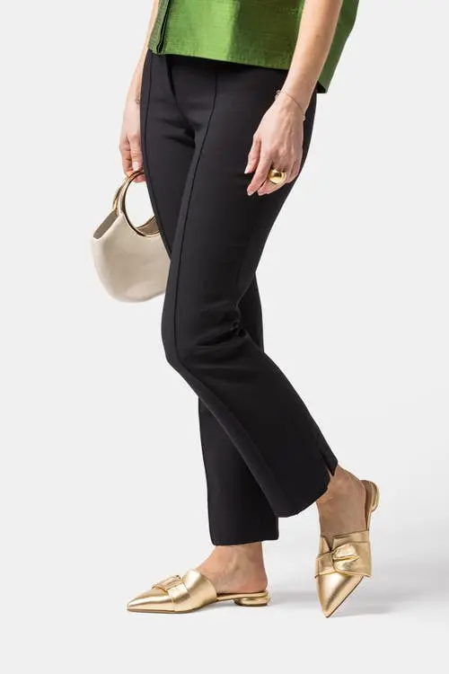 BELLS & BECKS Ana Pointy Toe Mule With Bow
