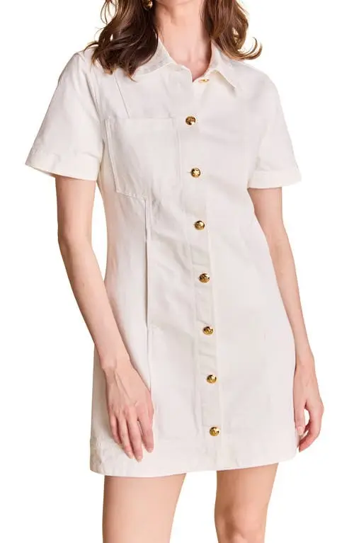 English Factory Denim Mini Shirtdress
