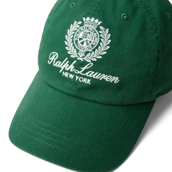 Ralph Lauren Crest-embroidered Twill Cap - New Forest