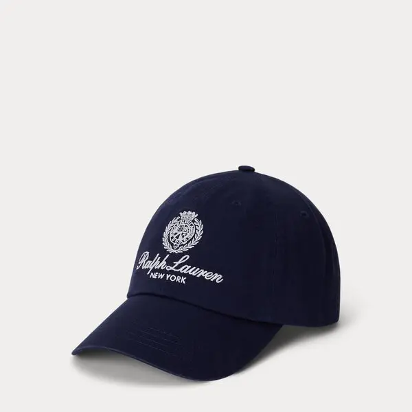 Ralph Lauren Crest-embroidered Twill Cap - Newport Navy
