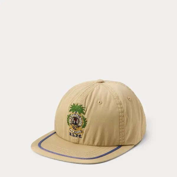 Ralph Lauren Crest-embroidered Twill Cap - Rl Khaki