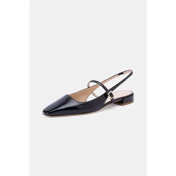 BELLS & BECKS Tina Mary Jane Slingback Flat - Black
