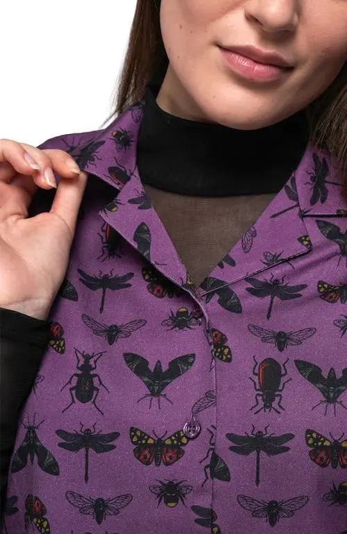 WILDFANG Camp Button-up Shirt - Insect Grape