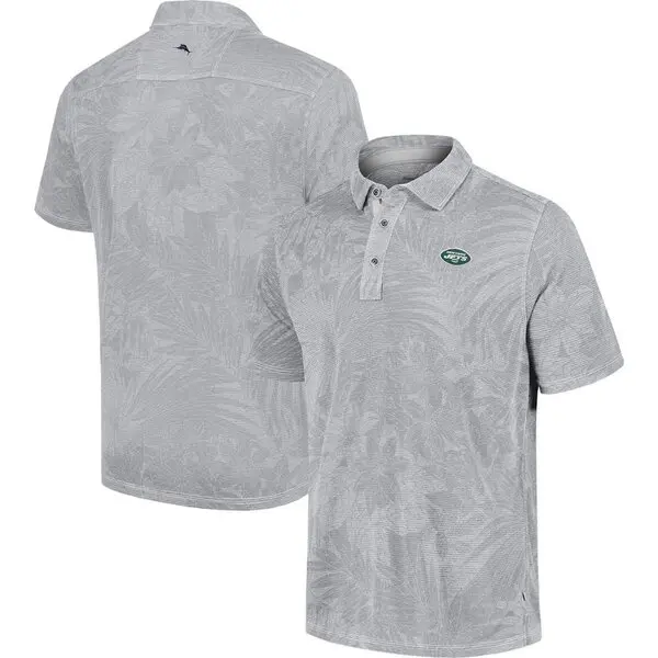 Tommy Bahama New York Jets Sport Santiago Paradise Polo - Gray