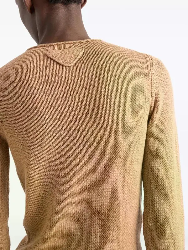 Prada Cashmere Crew-neck Sweater - Brown