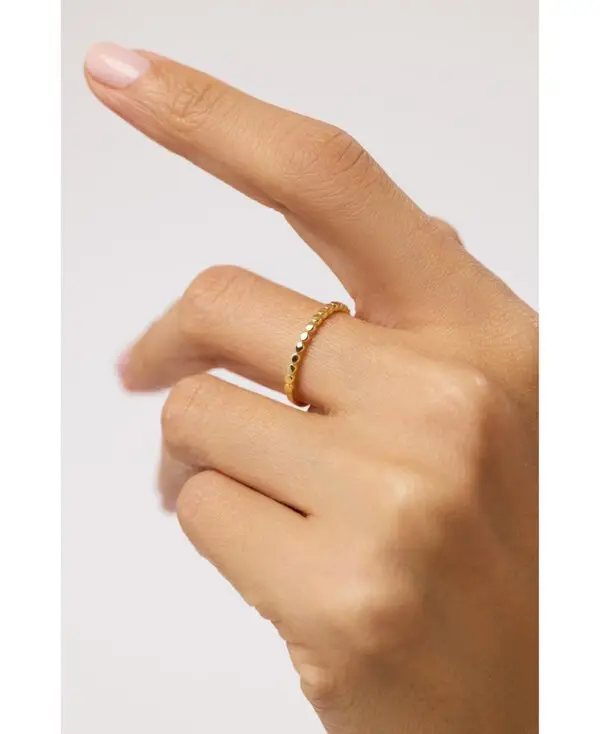 ANA LUISA Solid Circles Band Ring