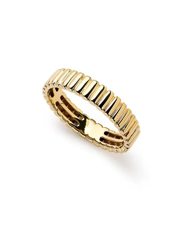 ANA LUISA Solid Galaxy Ring - Gold