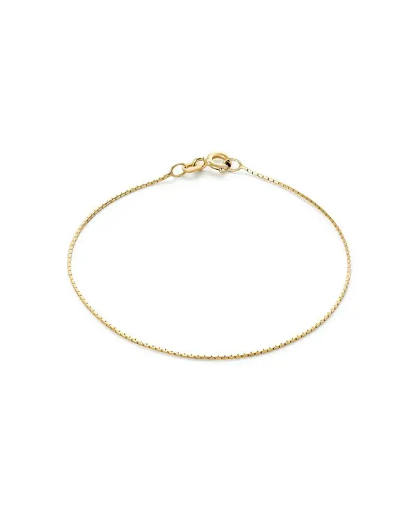 ANA LUISA Solid Silk Chain Bracelet - Gold