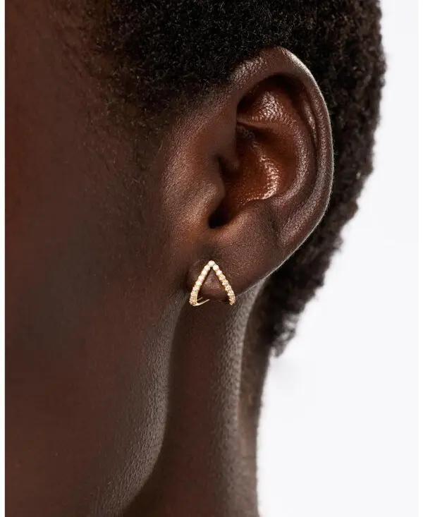 ANA LUISA Velora Huggie Studs