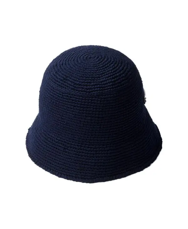 Prada Crochet Bucket Hat - Blue