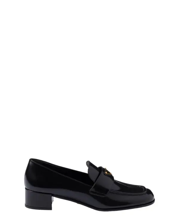 Prada Brushed Leather Loafers
