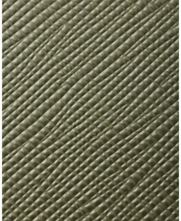 Prada Saffiano Leather Case For Iphone 16 Pro Max - Green/silver