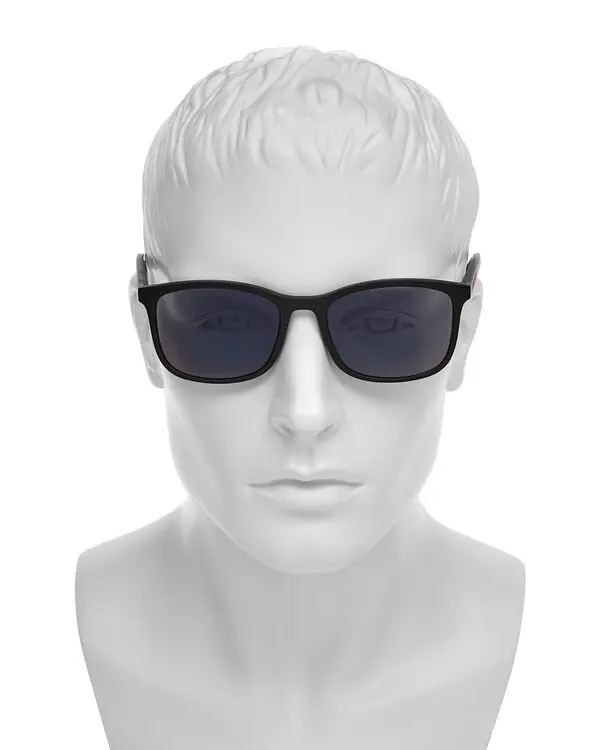 Prada 56mm Square Sunglasses - Matte Black | Editorialist display picture 2