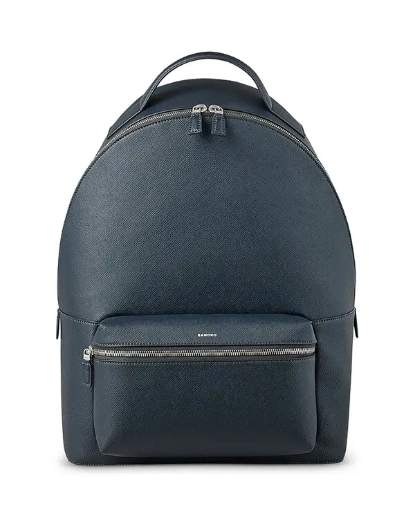 Sandro Leather Backpack - Fonte