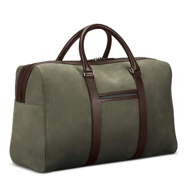 CARL FRIEDRIK Compact Leather Weekender Bag