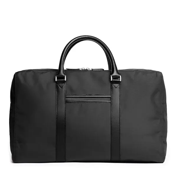 CARL FRIEDRIK Compact Nylon Weekender Bag - Black