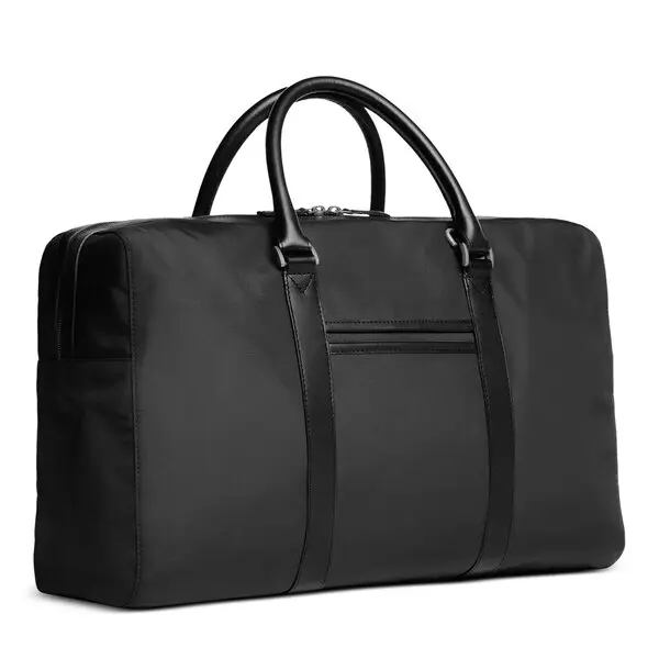 CARL FRIEDRIK Compact Nylon Weekender Bag - Black