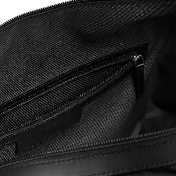 CARL FRIEDRIK Compact Nylon Weekender Bag - Black