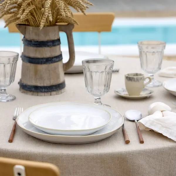 COSTA NOVA Brisa Branca Dinner Plate