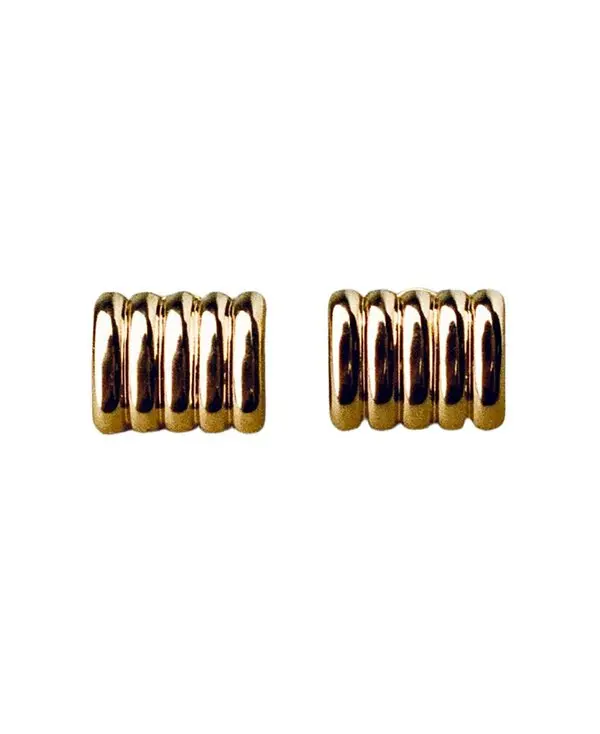 HEAVEN MAYHEM Clemmie Multi Row Stud Earrings - Gold