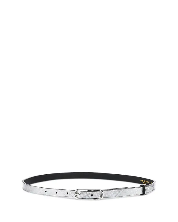 Rag & Bone Baby Rounded Rebound Leather Belt
