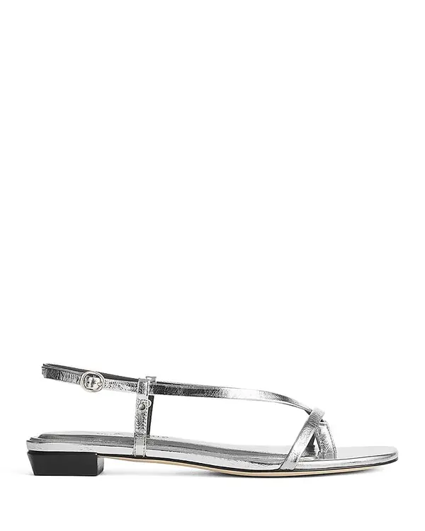 Rag & Bone Giselle Strappy Sandals - Silver