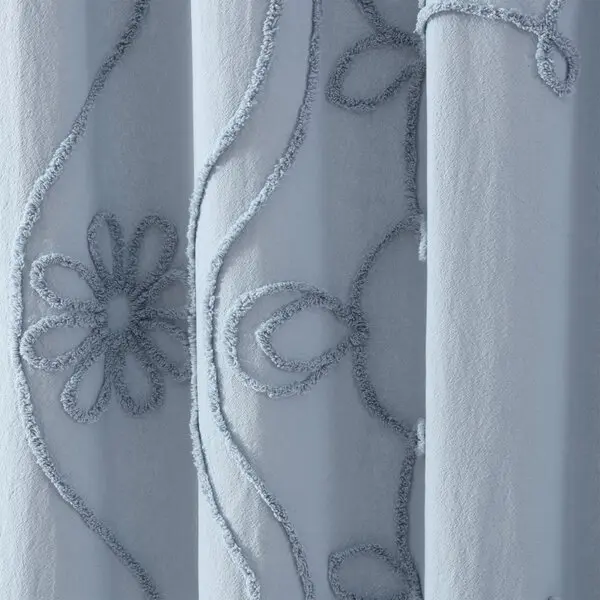 PERI HOME Retro Scroll Shower Curtain