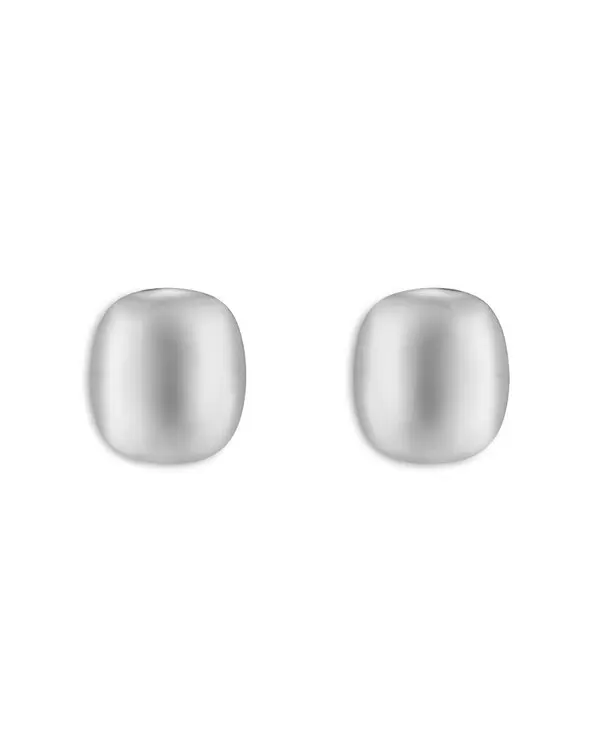 Ettika Minimalist Square Stud Earrings - Rhodium