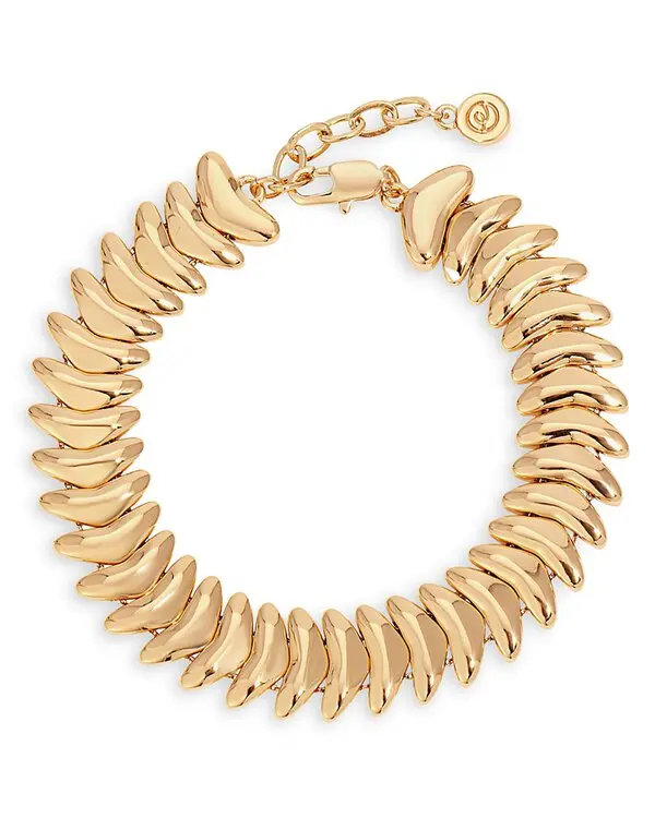 Ettika Metal Statement Flex Bracelet - Gold