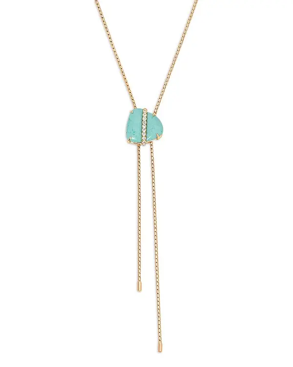 Ettika Solstice Lariat Necklace - Turquoise