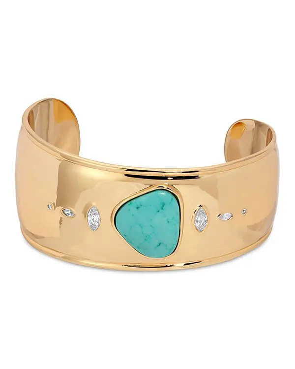Ettika Solstice Cuff Bracelet - Turquoise