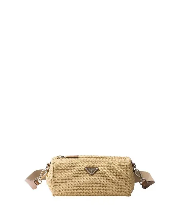 Prada Crochet Shoulder Bag - Neutral