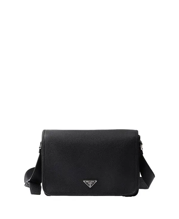 Prada Leather Shoulder Bag - Black