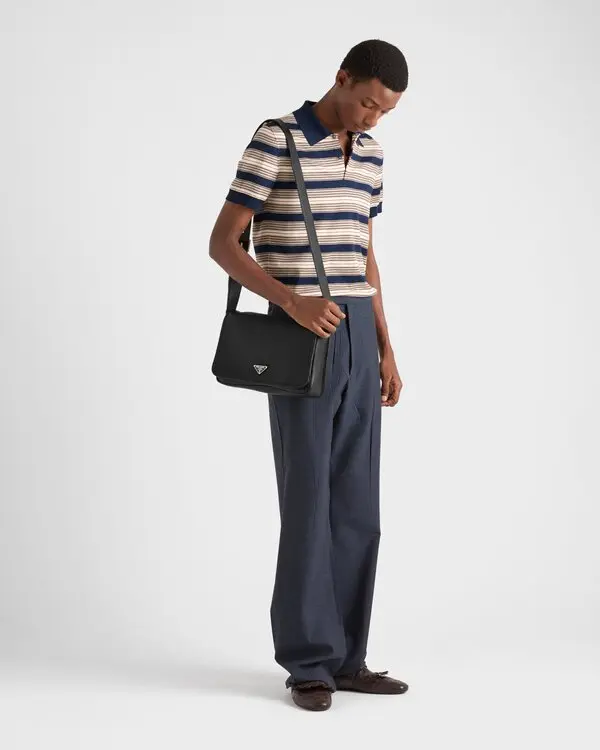 Prada Leather Shoulder Bag - Black