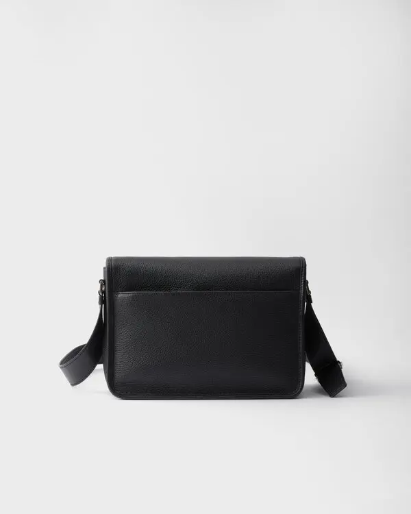 Prada Leather Shoulder Bag - Black