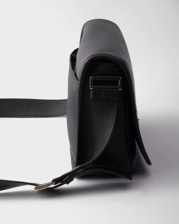 Prada Leather Shoulder Bag - Black