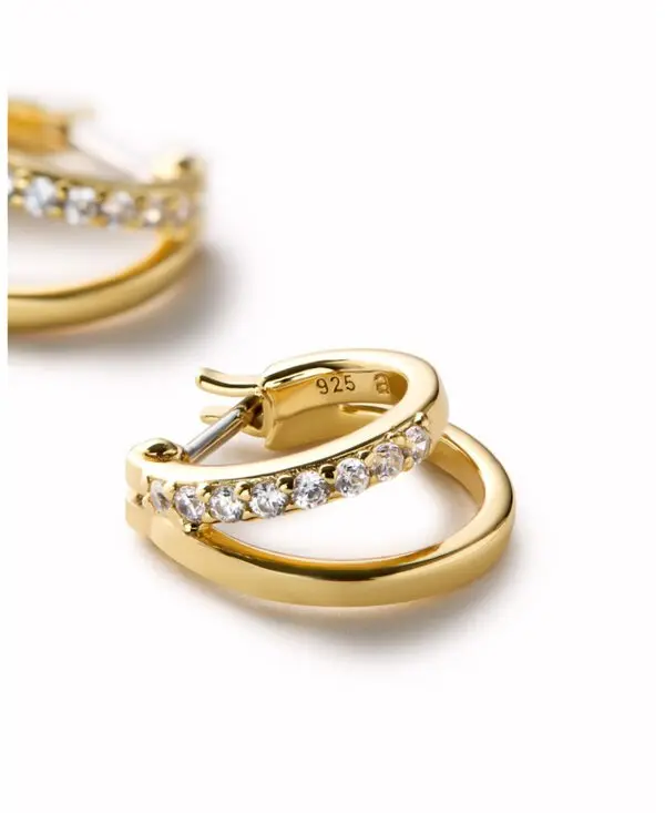 ANA LUISA Toda Mini Double Hoop Earrings