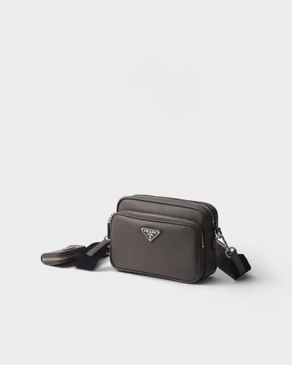 Prada Saffiano Leather Shoulder Bag - Grey
