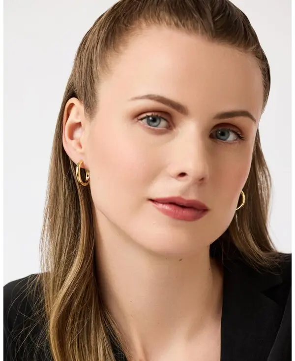 ANA LUISA Hoop Earrings Giulia Large - Gold