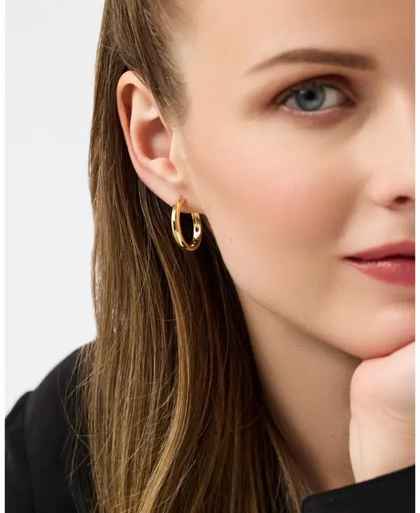 ANA LUISA Hoop Earrings Giulia Large - Gold