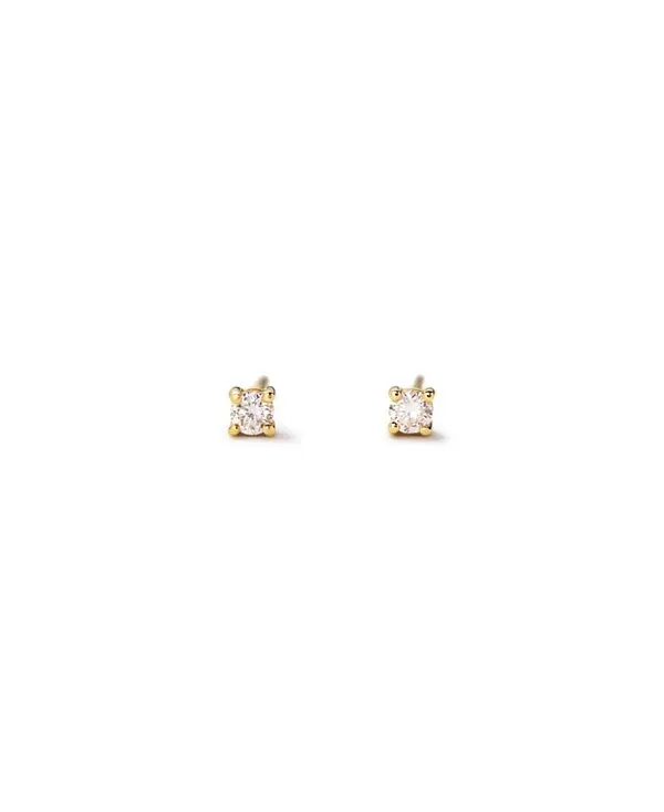 ANA LUISA Lab Grown Diamond Mini Stud Earrings - Gold